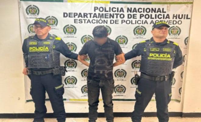 Capturado por hurto calificado en Acevedo, Huila | Policía Nacional de Colombia